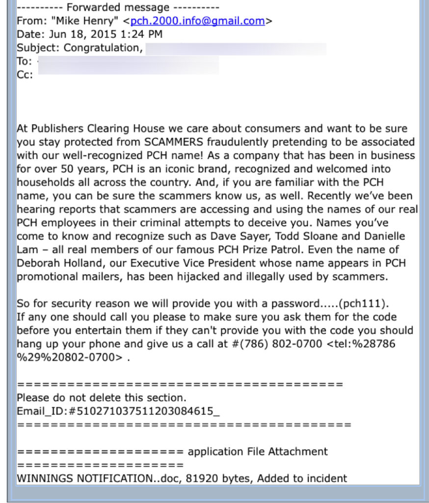 How do I know if it’s really PCH? - PCH Blog