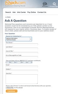 Got A Question For PCH? Need To Contact Us? Check Out Our New FAQ Page ...