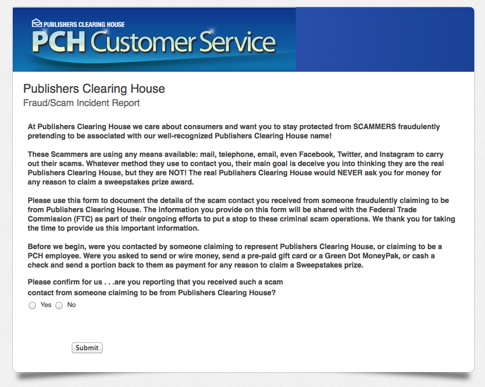 What to Do if You’re Contacted by a Publishers Clearing House Scammer ...