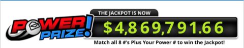 The PCHlotto PowerPrize Has Soared to New Heights…Over $4.8 Million!