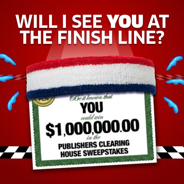 PCH Big Check Is Racing Toward A Winner!