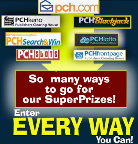 Have you taken advantage of ALL the ways to enter to win our PCH ...