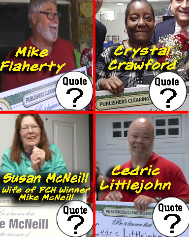 GAME TIME! Match these PCH Winners' quotes with their photos! | PCH Blog