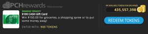 Token Redemption Leads to Rewards for the September PCHrewards Token ...