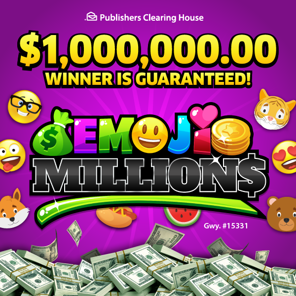 Emoji Millions Could Make You A $1 Million Winner! | PCH Blog